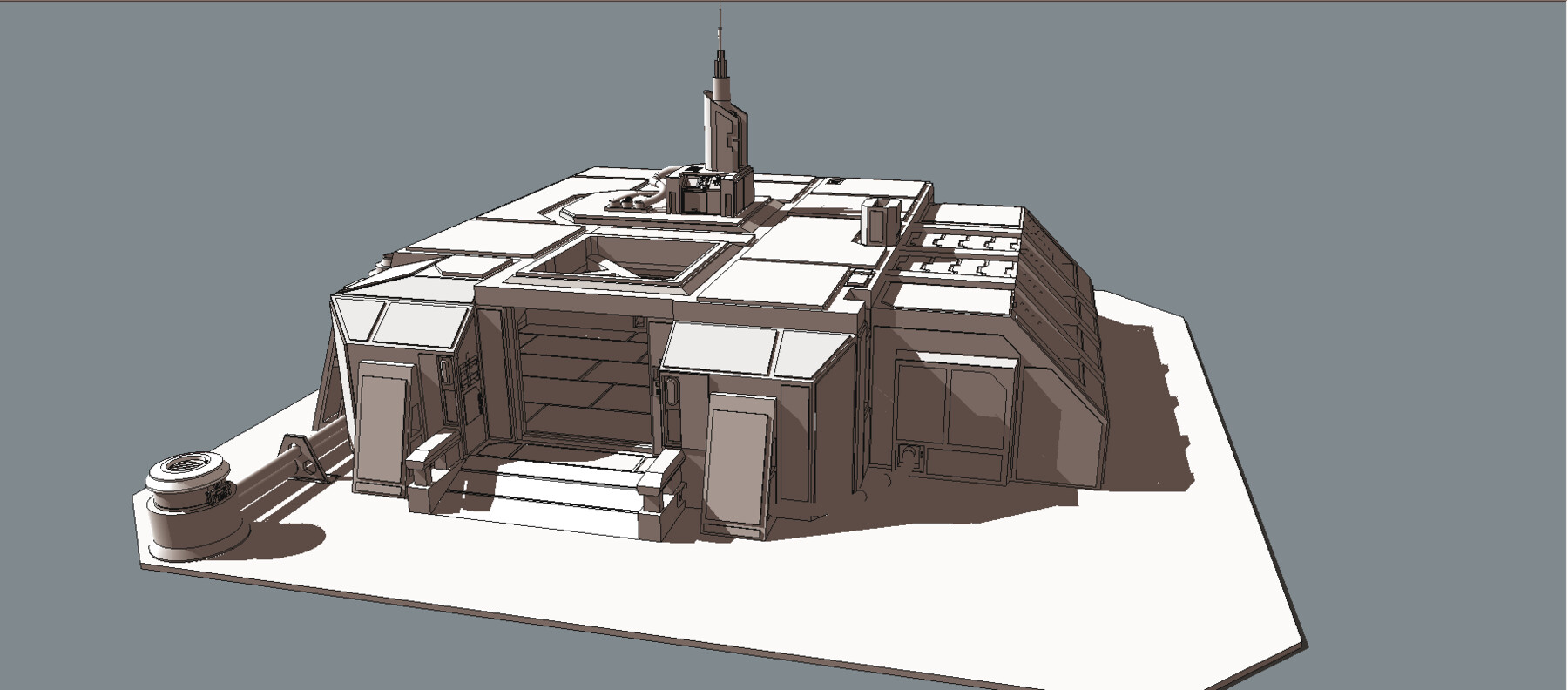 ArtStation - Sci-Fi RPG House with Interior (2017) | Resources