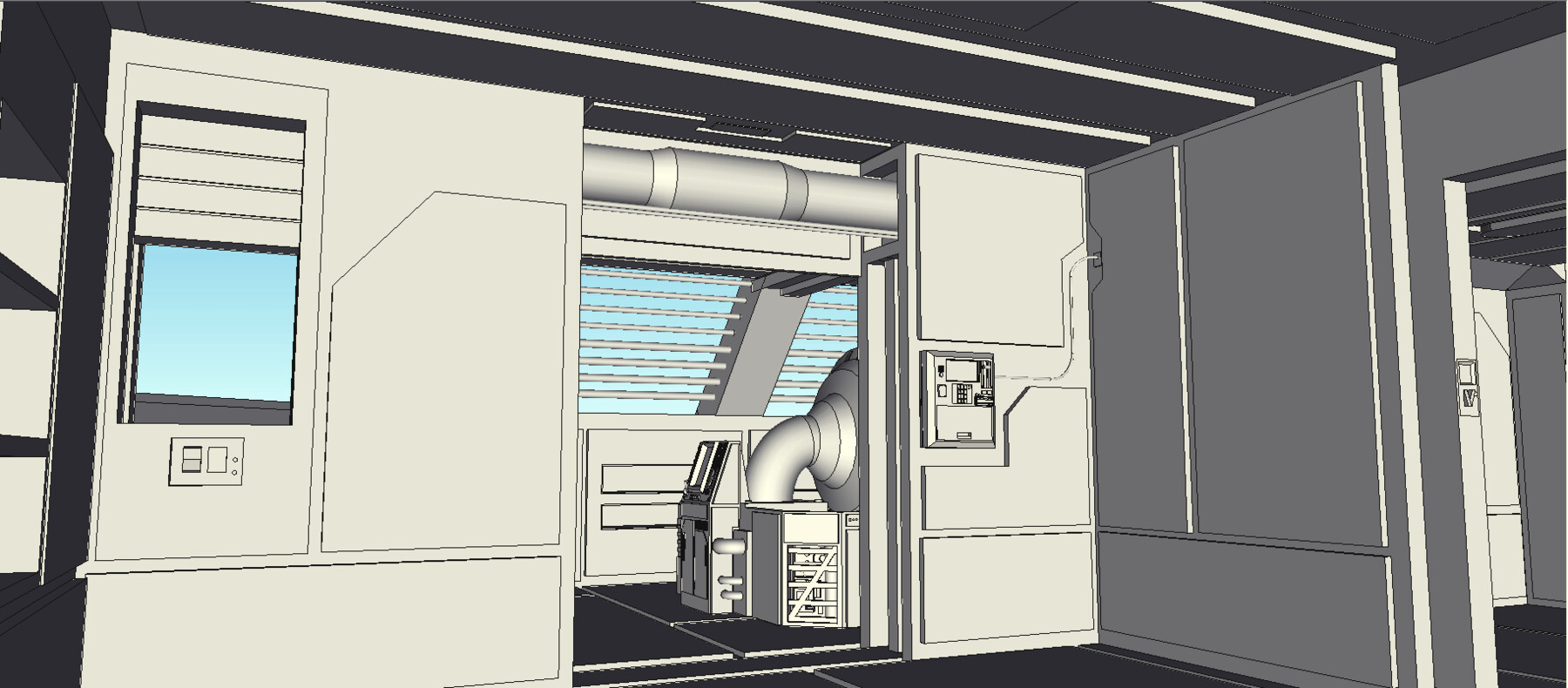 ArtStation - Sci-Fi RPG House with Interior (2017) | Resources