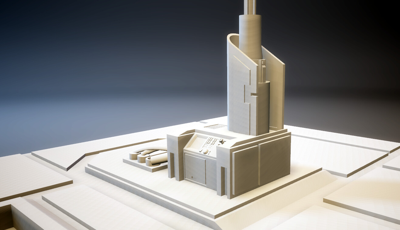 ArtStation - Sci-Fi RPG House with Interior (2017) | Resources