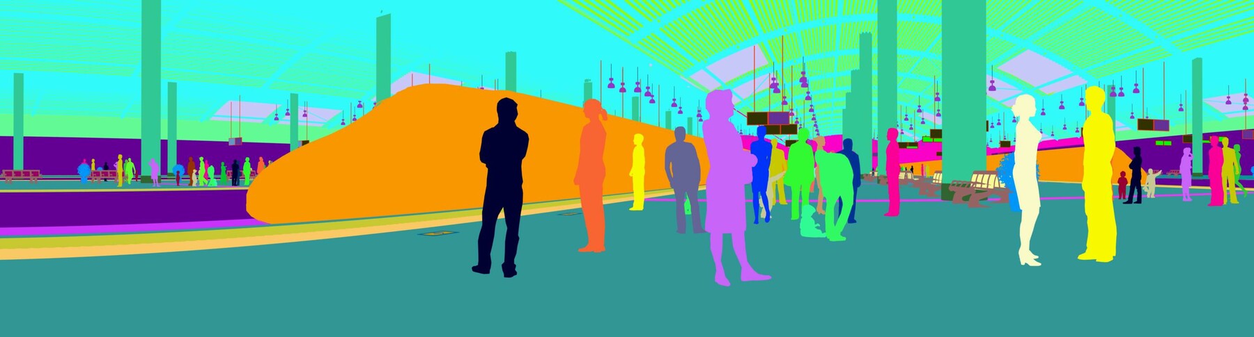 ArtStation - Transportation Hub - Light Rail - High Speed Rail Station ...