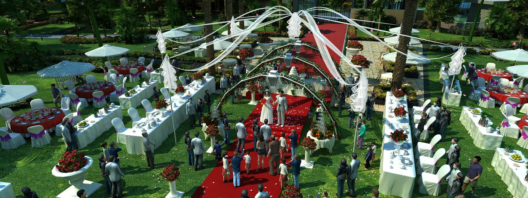 ArtStation - Wedding scene set 01 | Resources