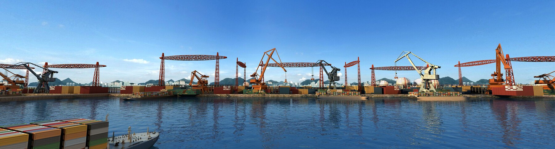 ArtStation - Dock warehouse loading and unloading crane | Resources