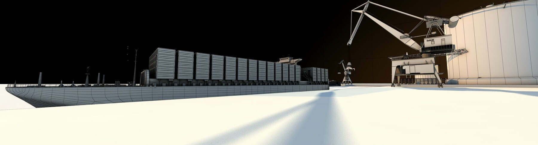 ArtStation - Dock warehouse loading and unloading crane | Resources