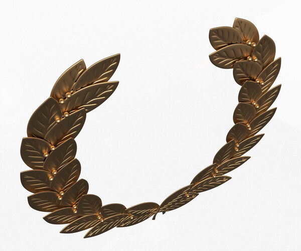 ArtStation - Gold Laurel Wreath | Resources