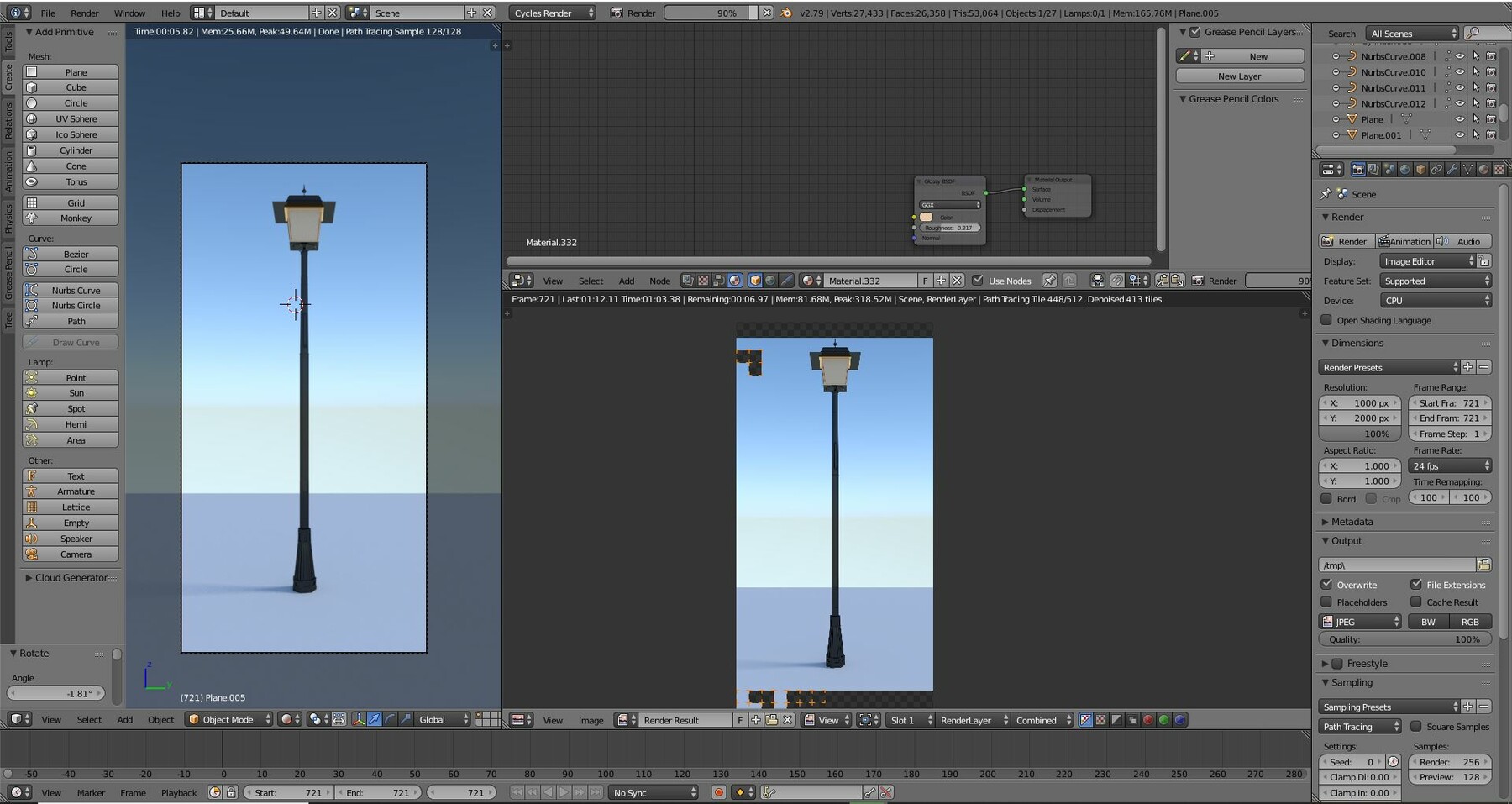 ArtStation - Low Poly Lamps Pack | Game Assets