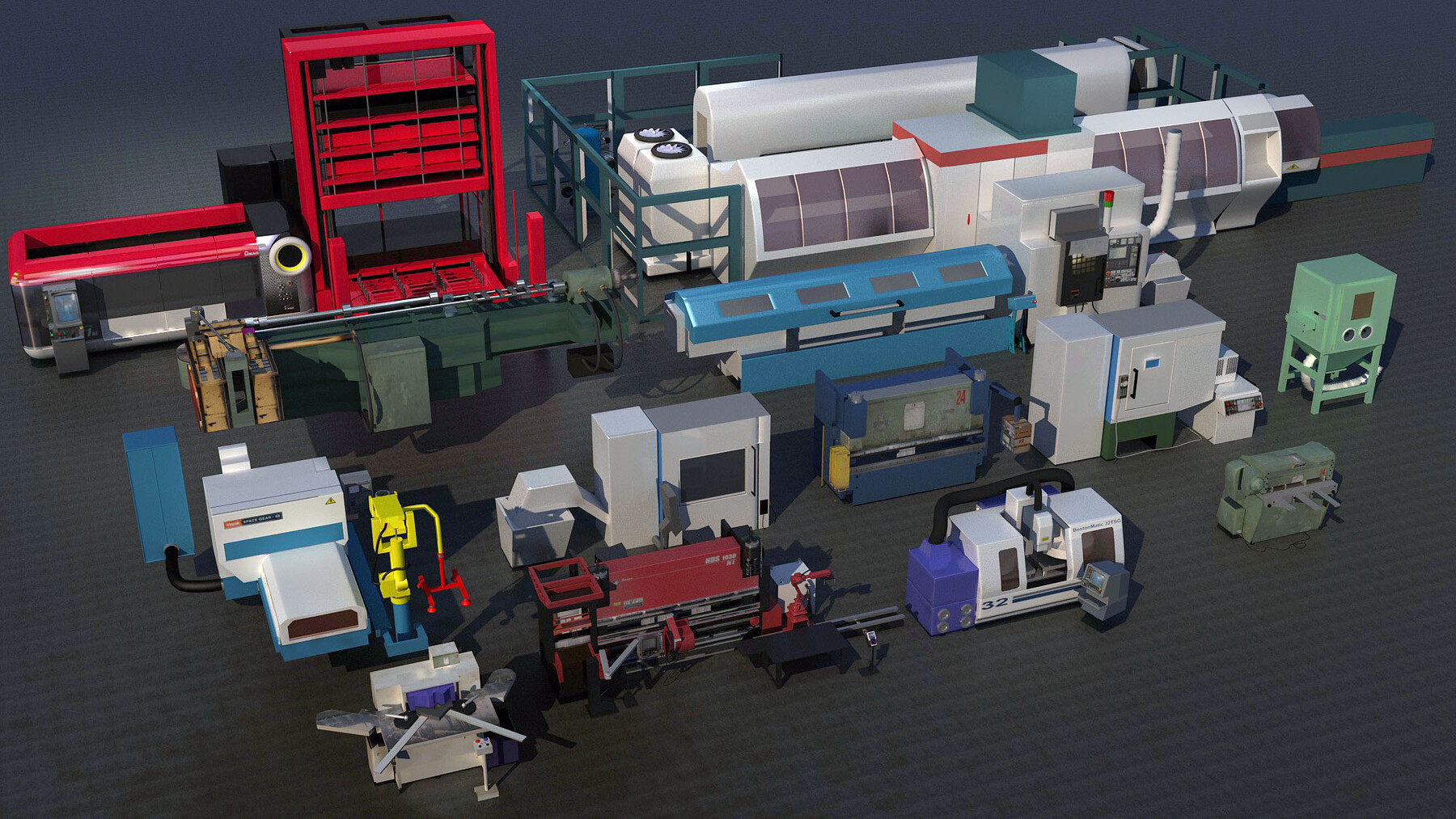 ArtStation - Machines industry 3D | Game Assets