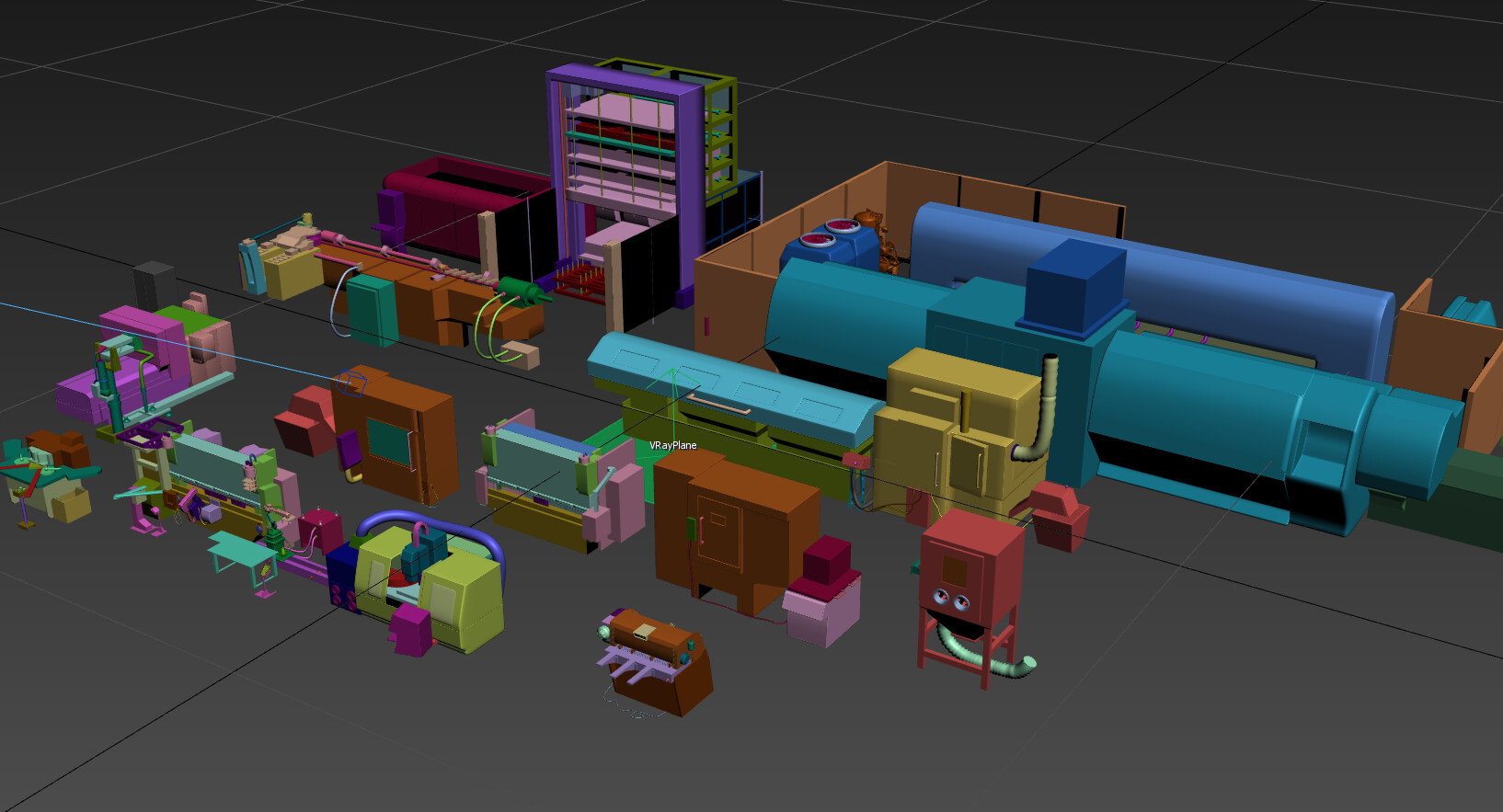 ArtStation - Machines industry 3D | Game Assets