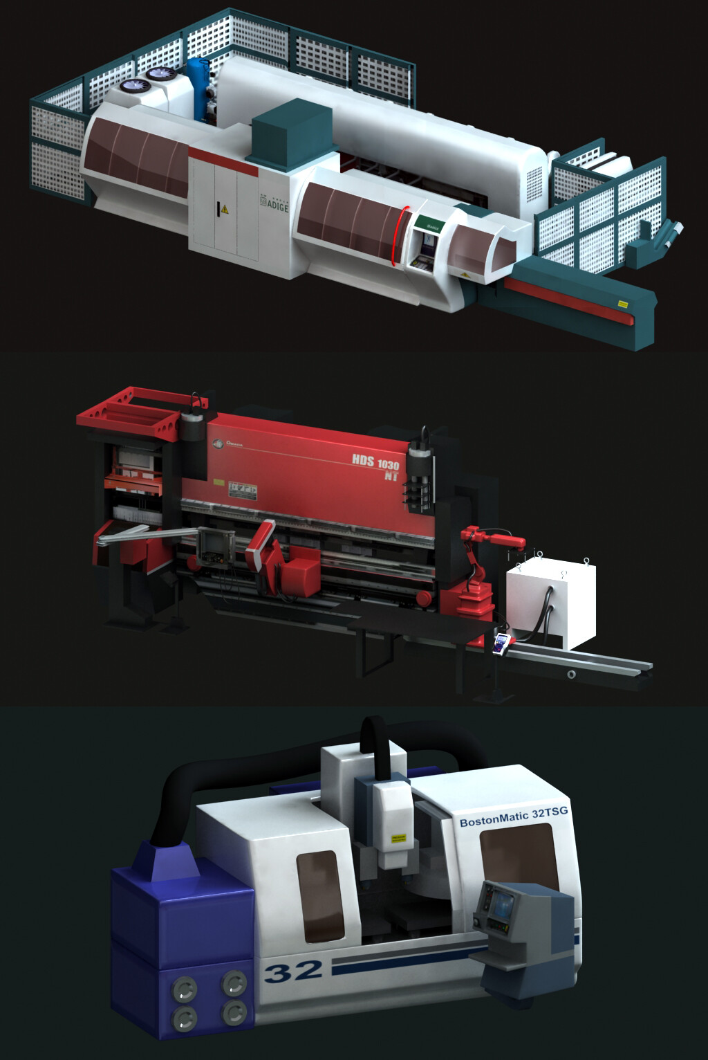 ArtStation - Machines industry 3D | Game Assets