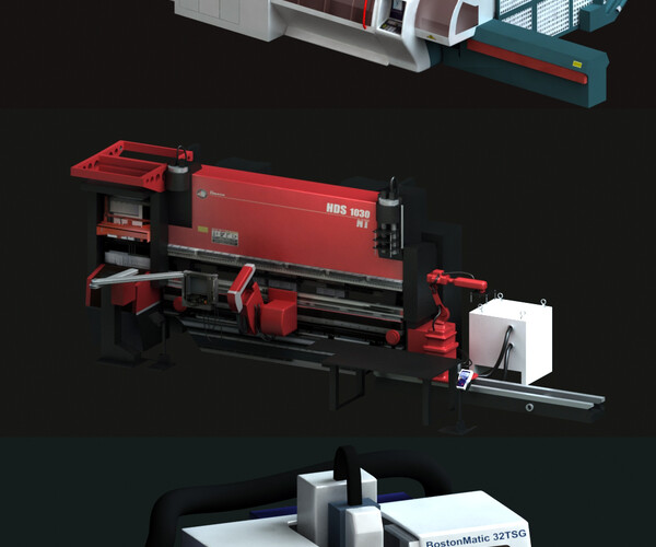 ArtStation - Machines industry 3D | Game Assets