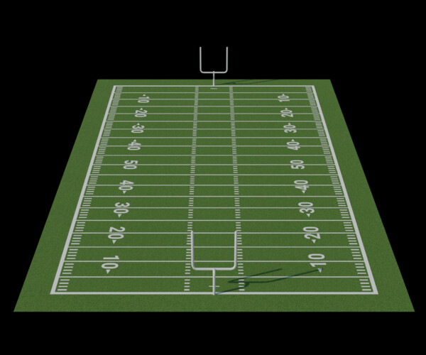 ArtStation - American-Football Court | Game Assets
