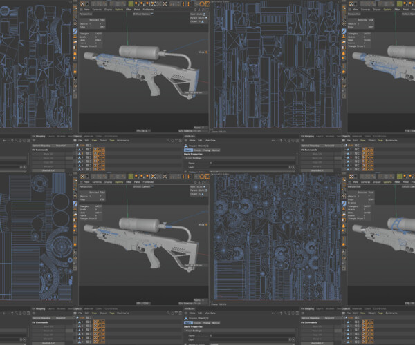 ArtStation - The Boring Company Not a Flamethrower Gun | Game Assets