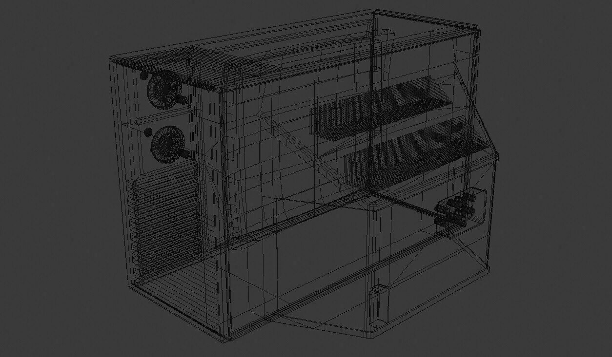 ArtStation - CRT TV 3D Model (Type 2) | Game Assets