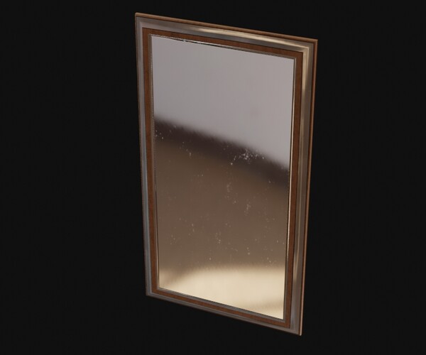 ArtStation - Large Vintage Mirror | Game Assets