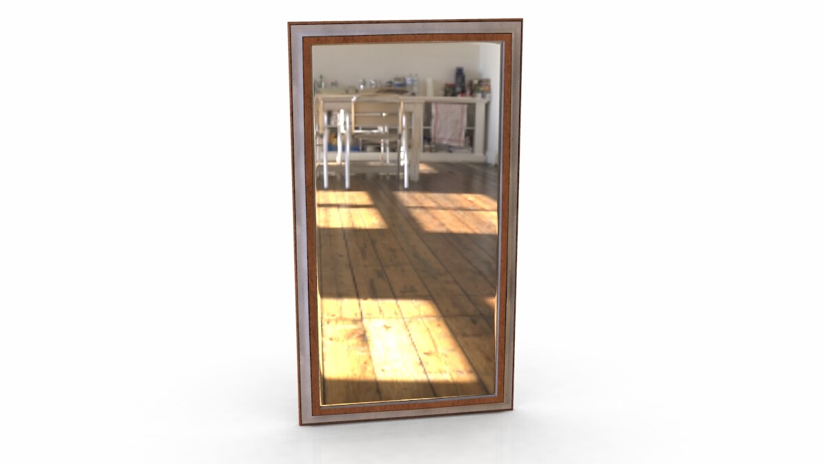 ArtStation - Large Vintage Mirror | Game Assets