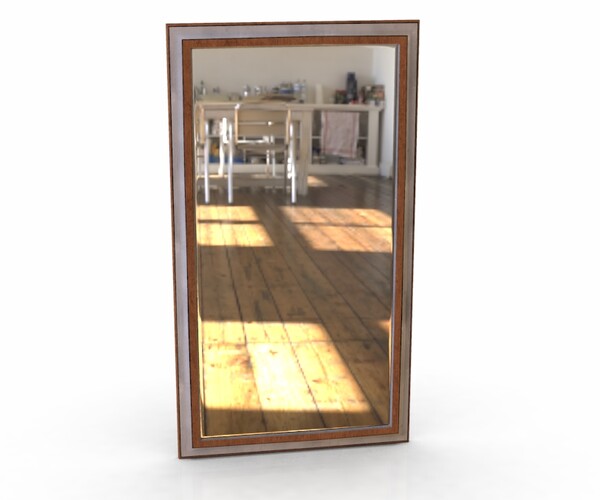 ArtStation - Large Vintage Mirror | Game Assets