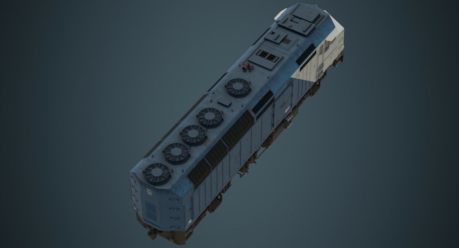 ArtStation - Locomotive 1B | Game Assets
