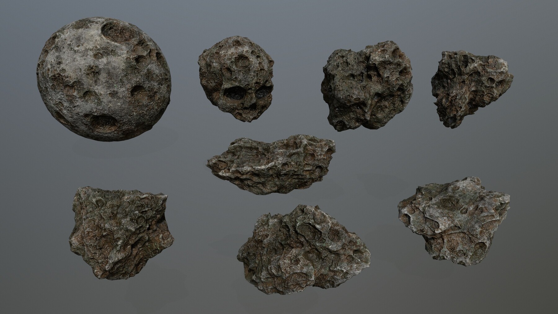 ArtStation - Asteroid Set | Game Assets