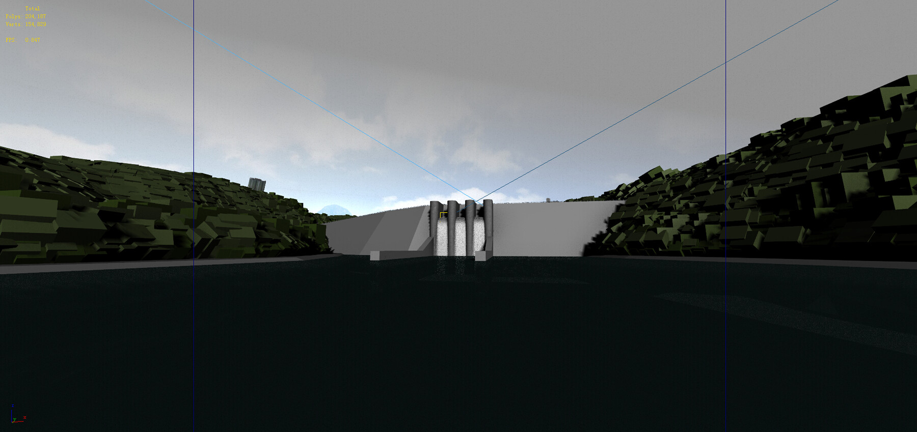 ArtStation - Reservoir - Dam 01 | Resources