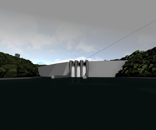 ArtStation - Reservoir - Dam 01 | Resources