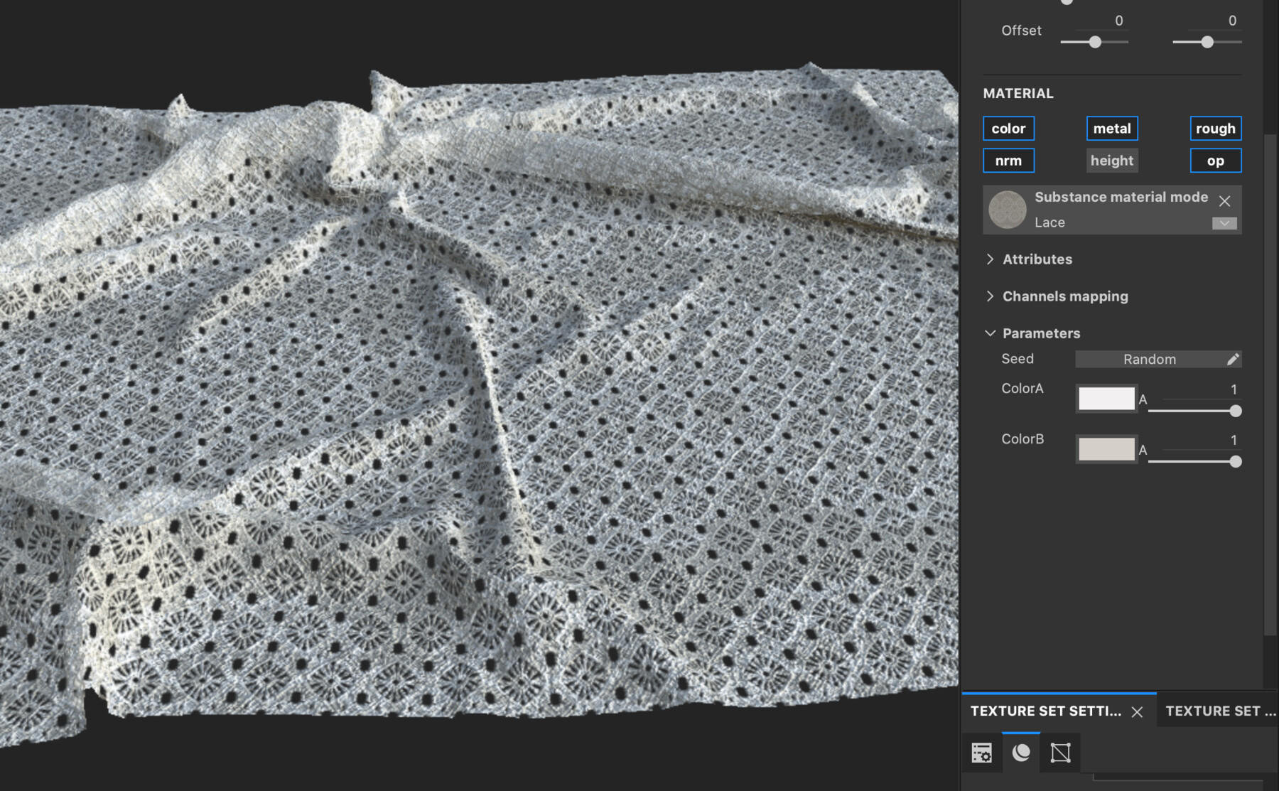 ArtStation - 3 Procedural Lace Materials | Resources