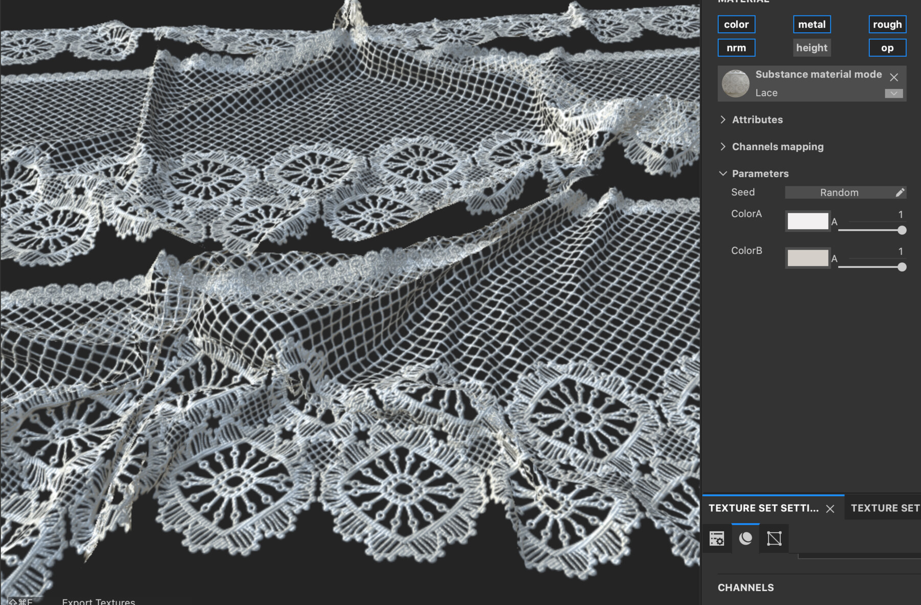 ArtStation - 3 Procedural Lace Materials | Resources
