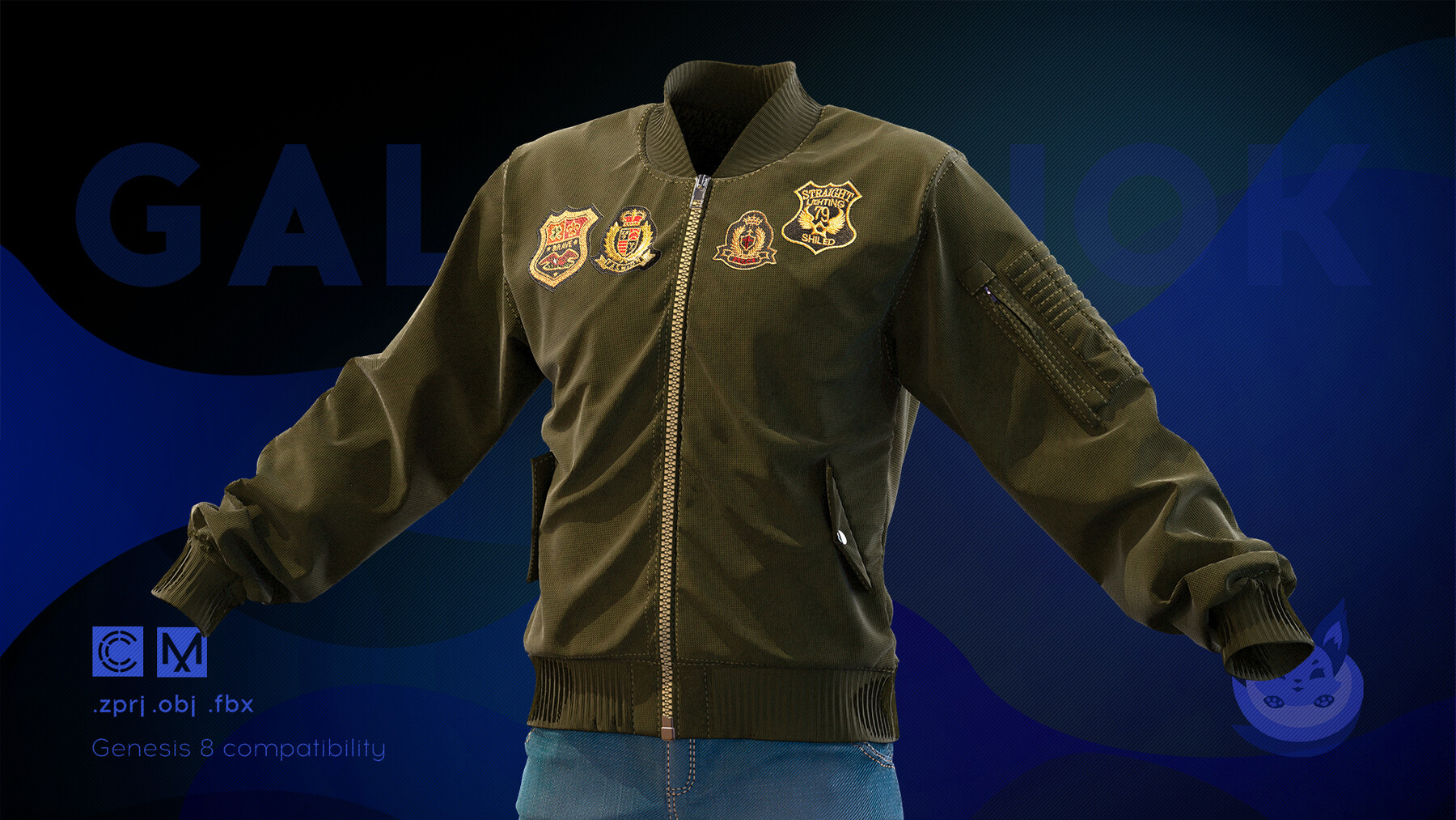 ArtStation - Men's outfit. Avatar genesis 8 Male. Marvelous Designer ...