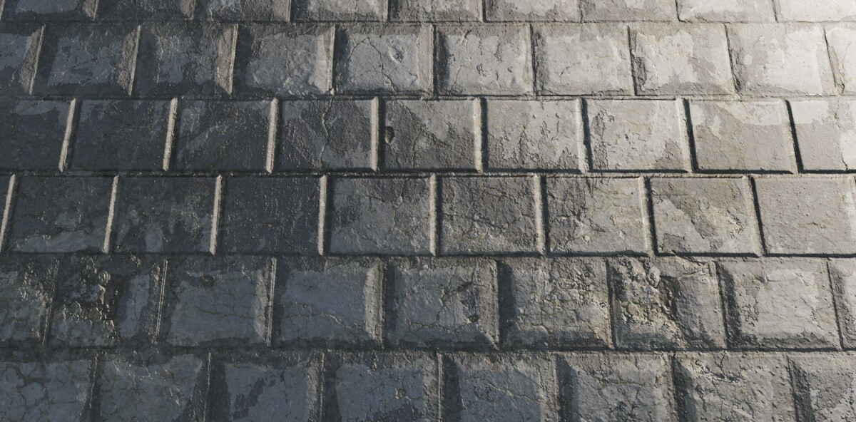 ArtStation - Concrete Brick Wall Texture | Game Assets