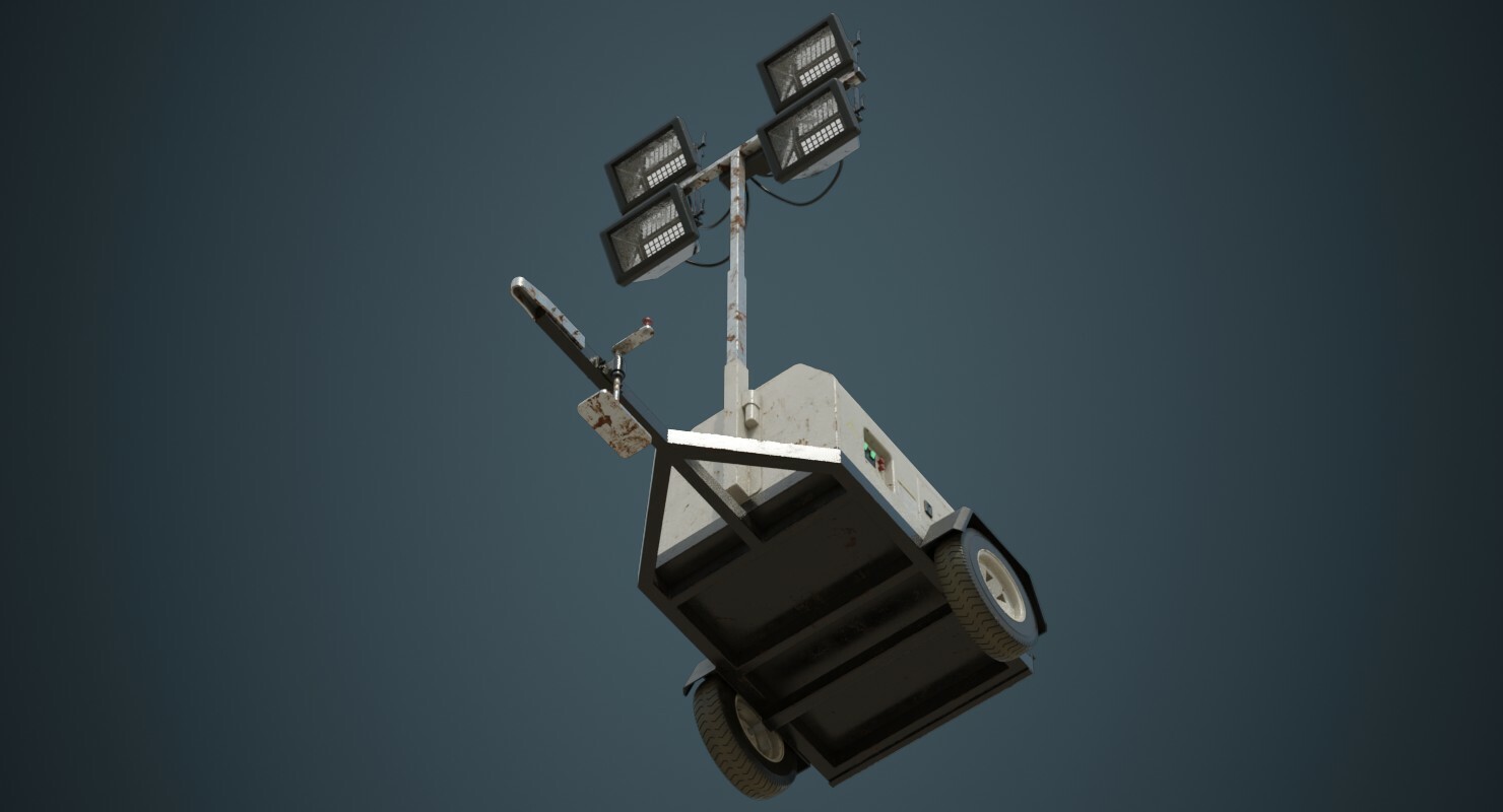 ArtStation - Light Tower 2B | Game Assets