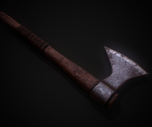 ArtStation - Medieval Hatchet | Game Assets