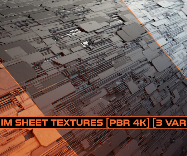 ArtStation - Sci Fi Greebles Texture 3 Variations | Resources