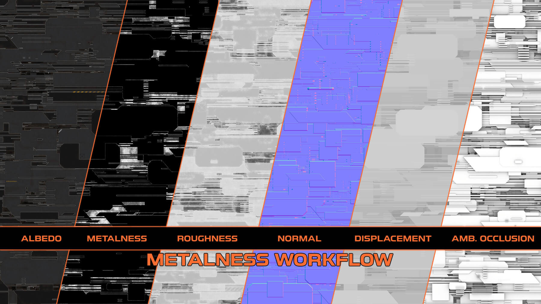 ArtStation - Sci Fi Greebles Texture 3 Variations | Resources