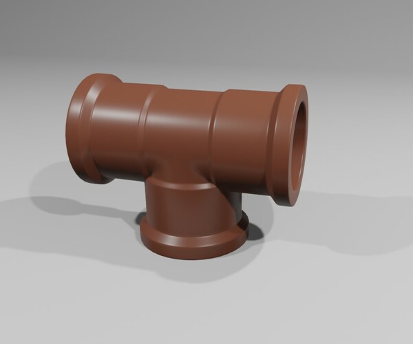 ArtStation - Pipe T PVC - Cano PVC | Game Assets