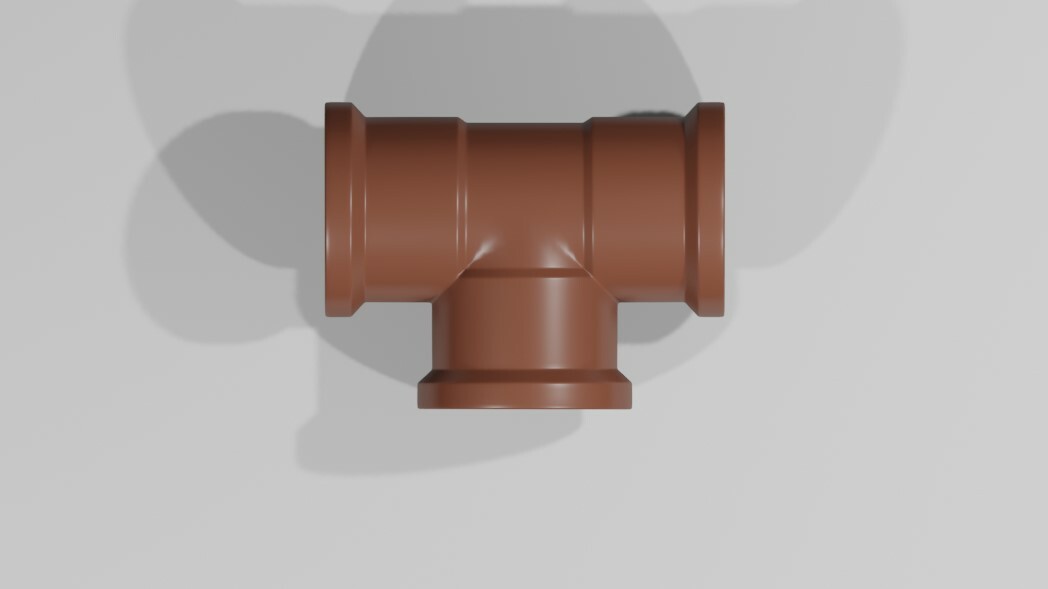 ArtStation - Pipe T PVC - Cano PVC | Game Assets
