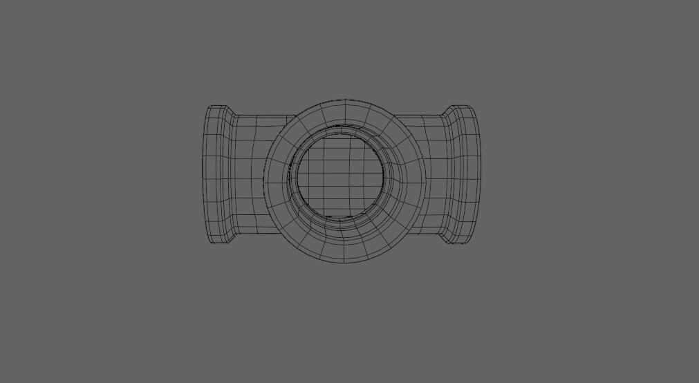 ArtStation - Pipe T PVC - Cano PVC | Game Assets