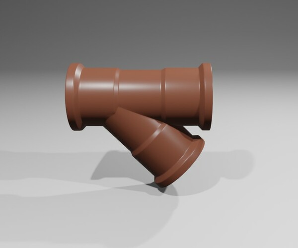 ArtStation - Pipe Y PVC - Cano PVC | Game Assets