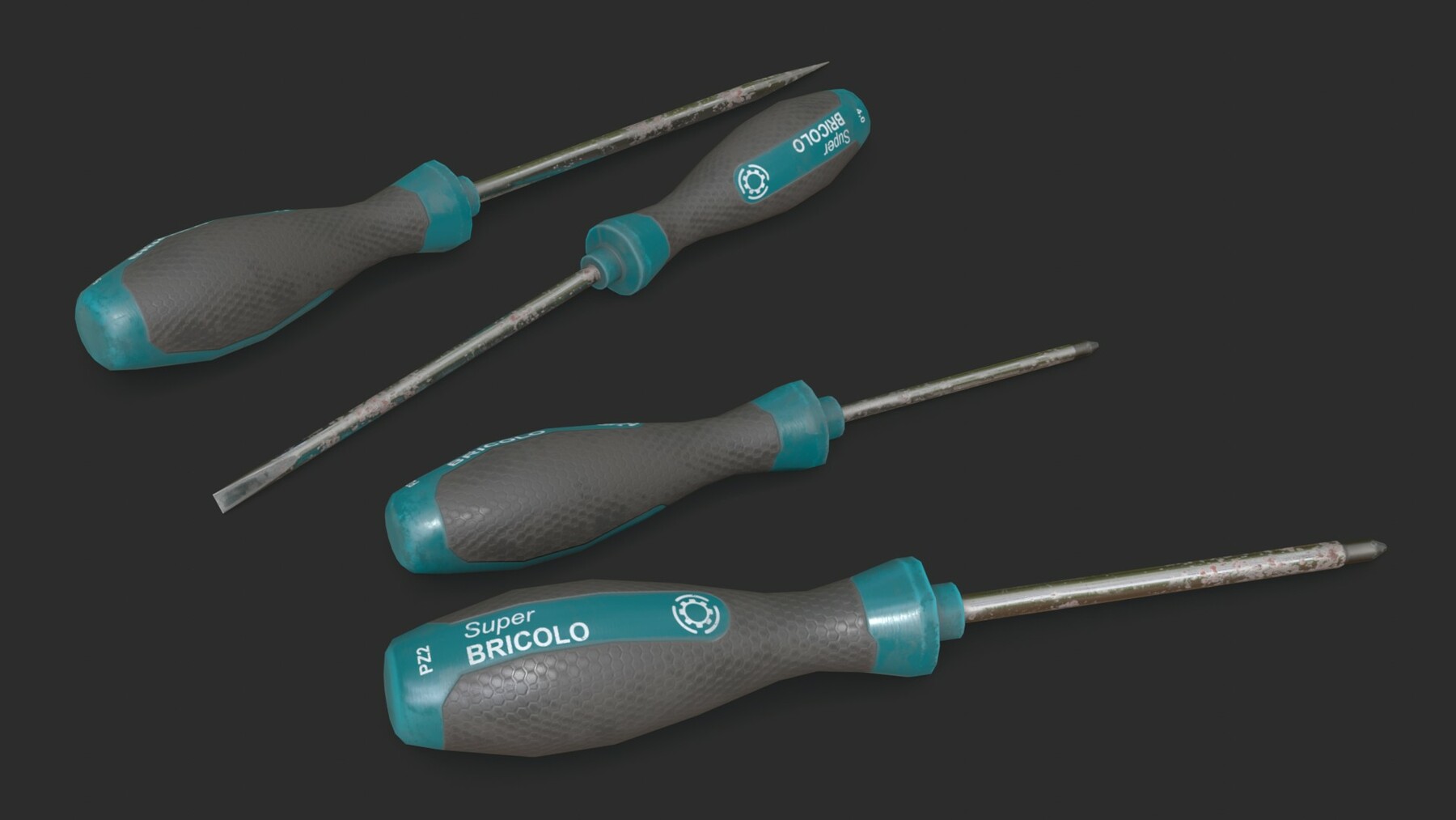 ArtStation - Screwdrivers Pack | Game Assets