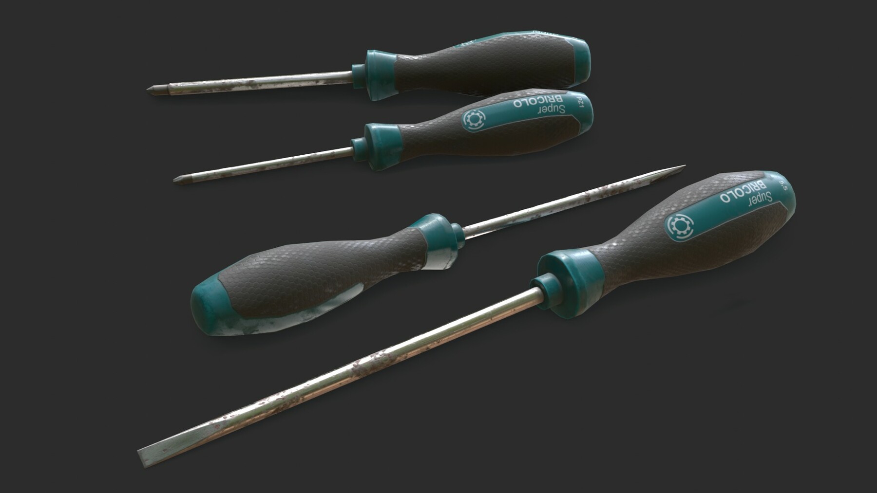 ArtStation - Screwdrivers Pack | Game Assets
