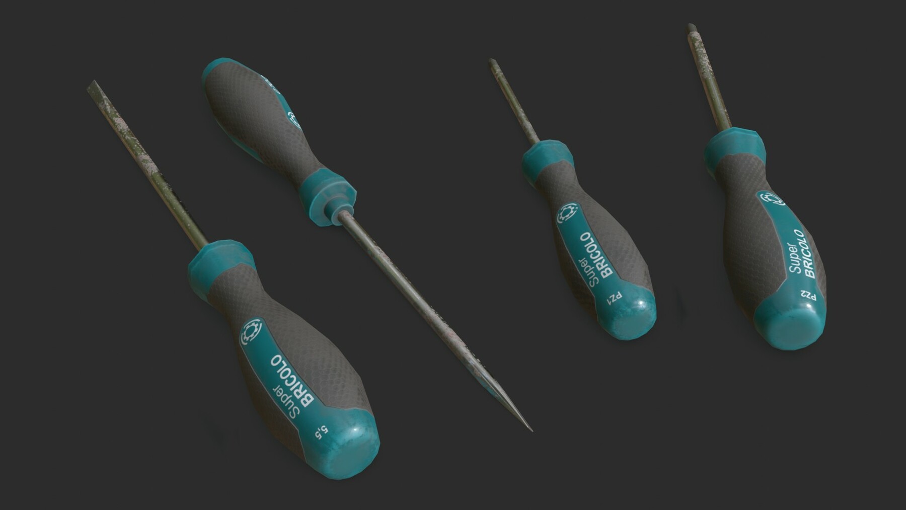 ArtStation - Screwdrivers Pack | Game Assets