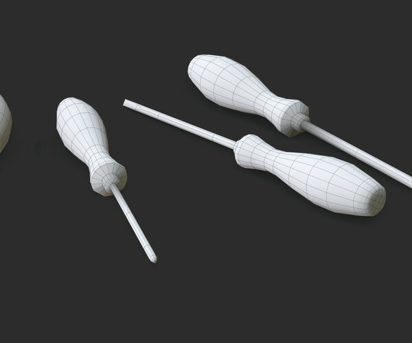 ArtStation - Screwdrivers Pack | Game Assets
