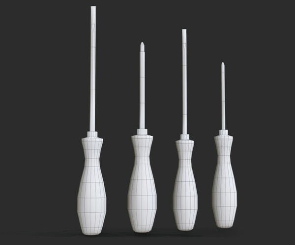ArtStation - Screwdrivers Pack | Game Assets