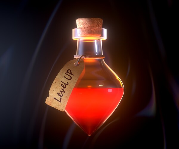 ArtStation - Level UP! Posion | Game Assets