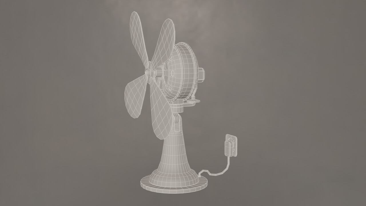 ArtStation - Desk Fan | Resources