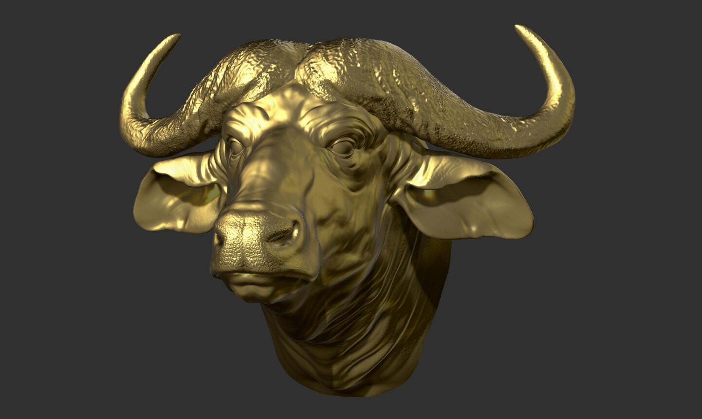 ArtStation - Buffalo head | Resources