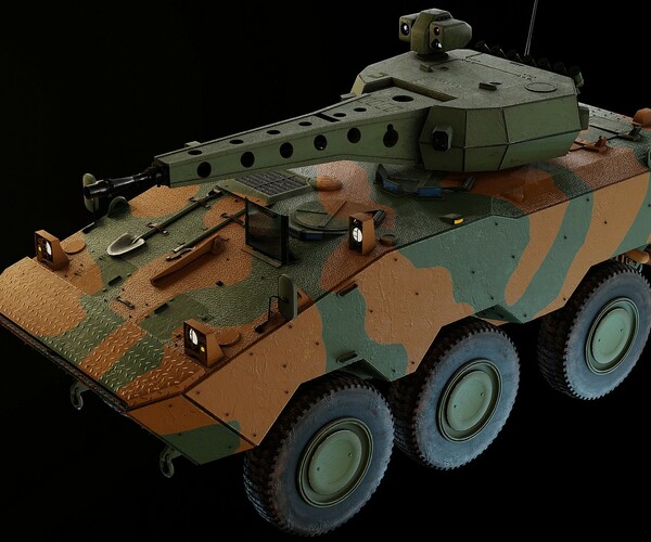 ArtStation - VBTP-MR Guarani | Game Assets