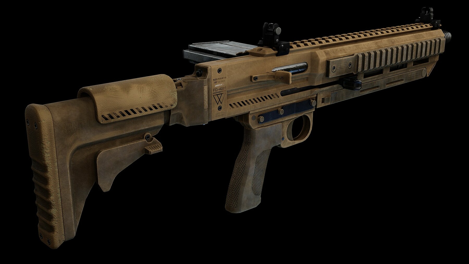 ArtStation - Modern FG42 | Game Assets