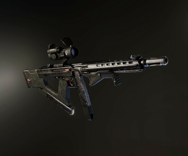 ArtStation - Tactical Thompson SMG | Game Assets