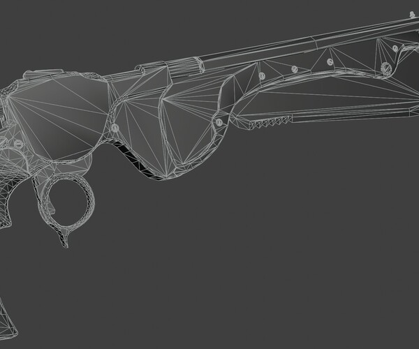 ArtStation - Bittner M1896 2 versions | Game Assets