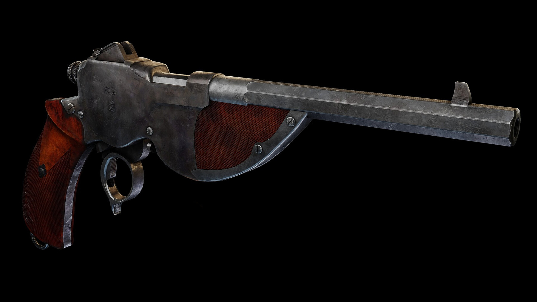 ArtStation - Bittner M1896 2 versions | Game Assets
