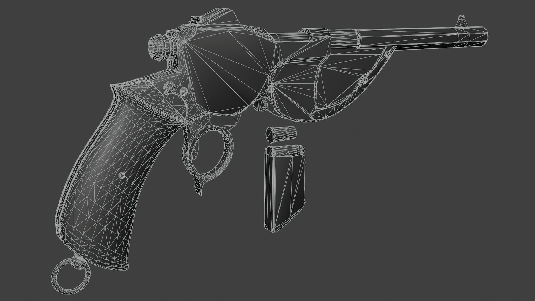 ArtStation - Bittner M1896 2 versions | Game Assets