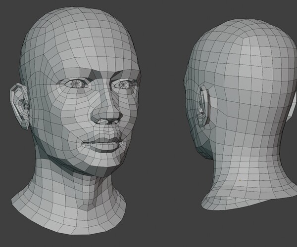 ArtStation - Male Head Base V3 | Resources